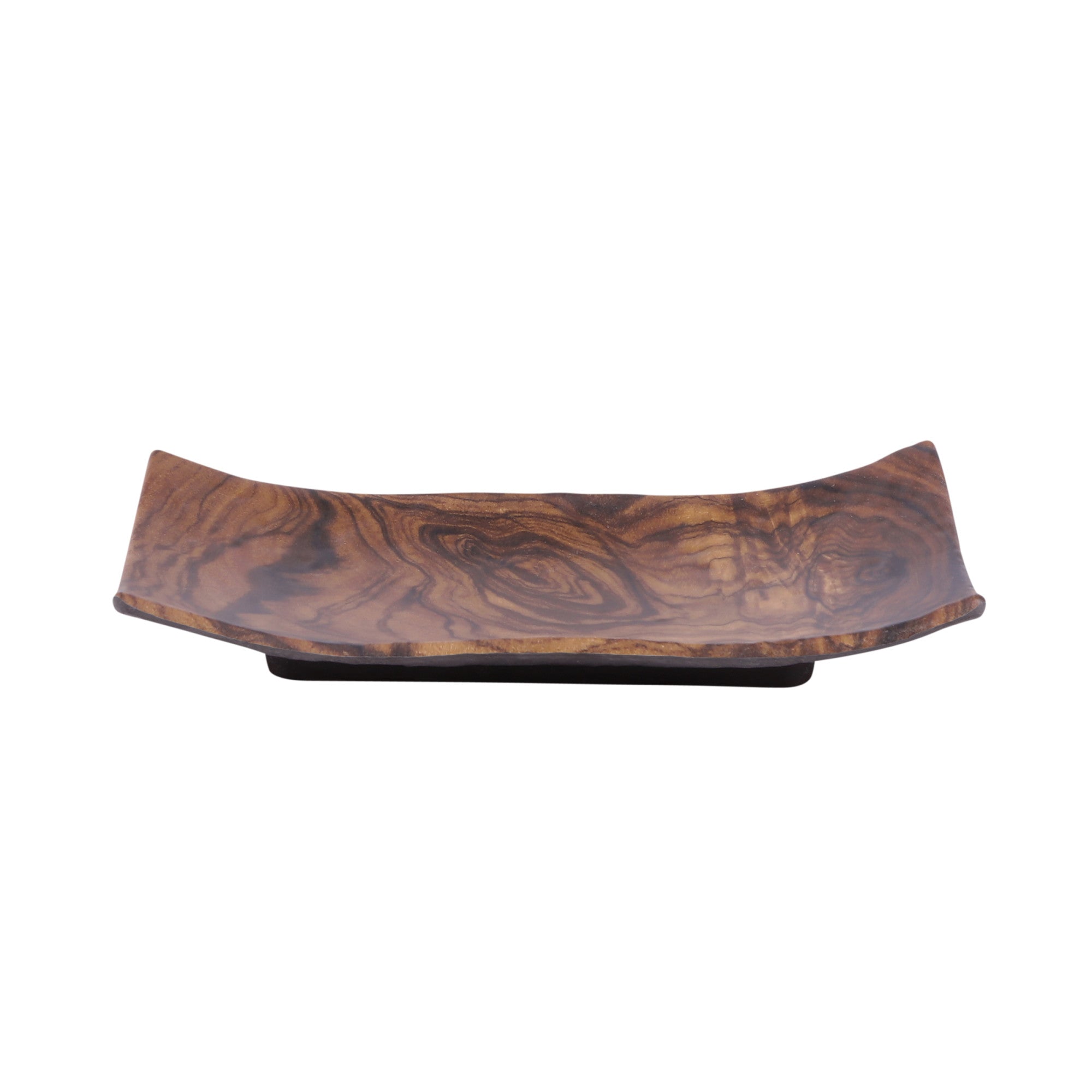 Melamine Rectangular Plate - Sequoia – BreadBaskets.com